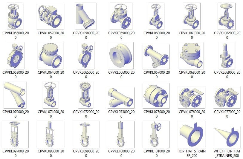 AutoCAD Plant3D Content pack ASME by IntegaDesign